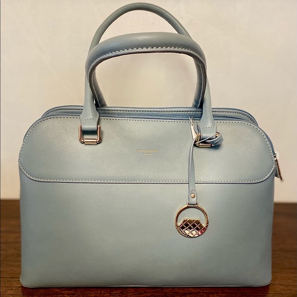 David Jones Paris | Bags | David Jones Paris Light Blue Handbag | Poshmark